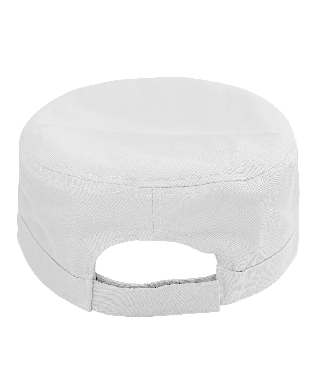 NYFASHION101 Fashionable Solid Color Unisex Adjustable Strap Cadet Cap, White