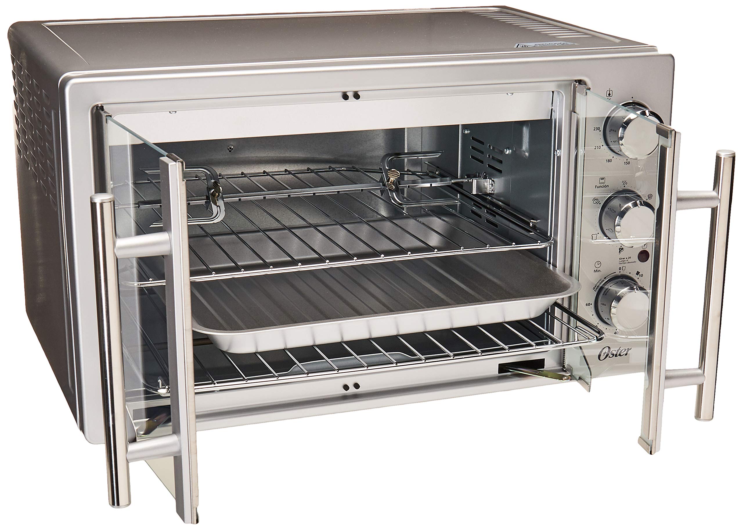 Oster TSSTTVFDXL Manual French Door Oven, Stainless Steel