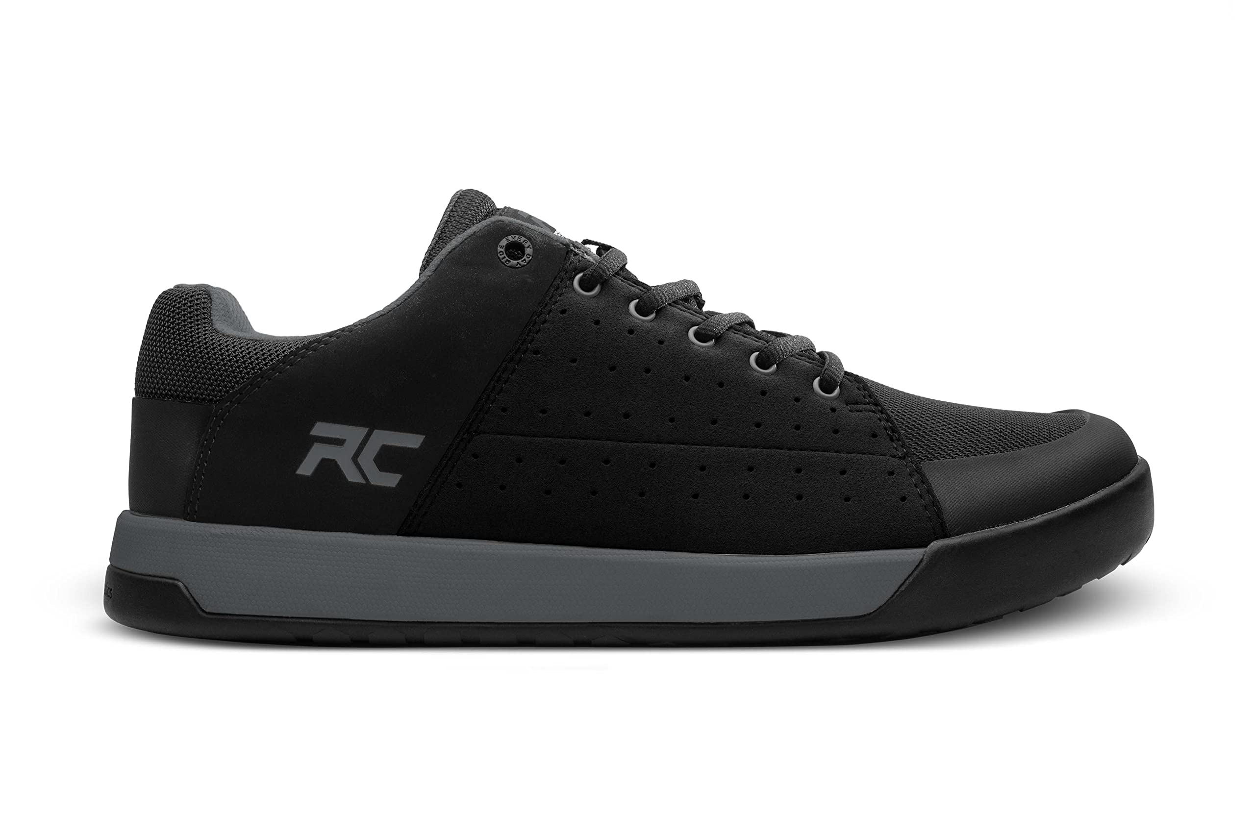 Ride Concepts Men's Livewire Flat Pedal Mountain Bike Shoe Black/Charcoal, 9.5 M US