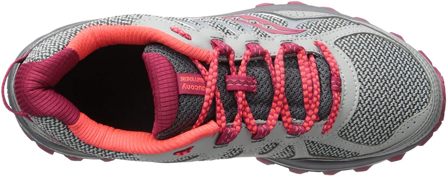 Saucony Women's Excursion TR11 Grey/Purple Running Shoe 10 M US