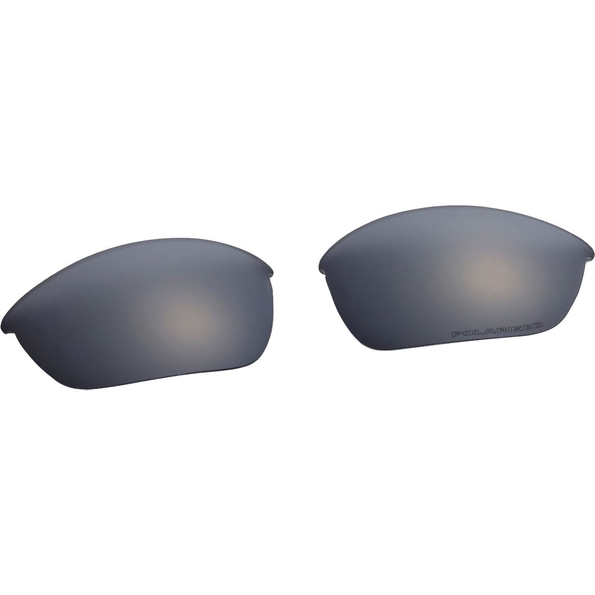 Oakley Half Jacket 2.0 Rectangular Replacement Sunglass Lenses, Black Polarized, 62 mm