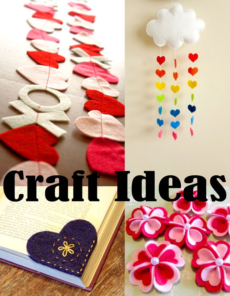 Playfully Ever After 3 Inch 28pc Felt Hearts (Red)