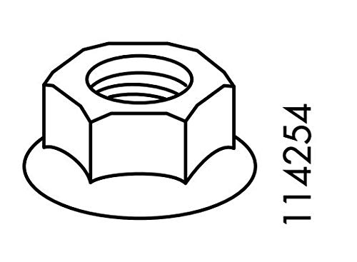 Spare Hardware Parts Bed Frame, Table Nut (Replacement for IKEA Part #114254) (Pack of 4)