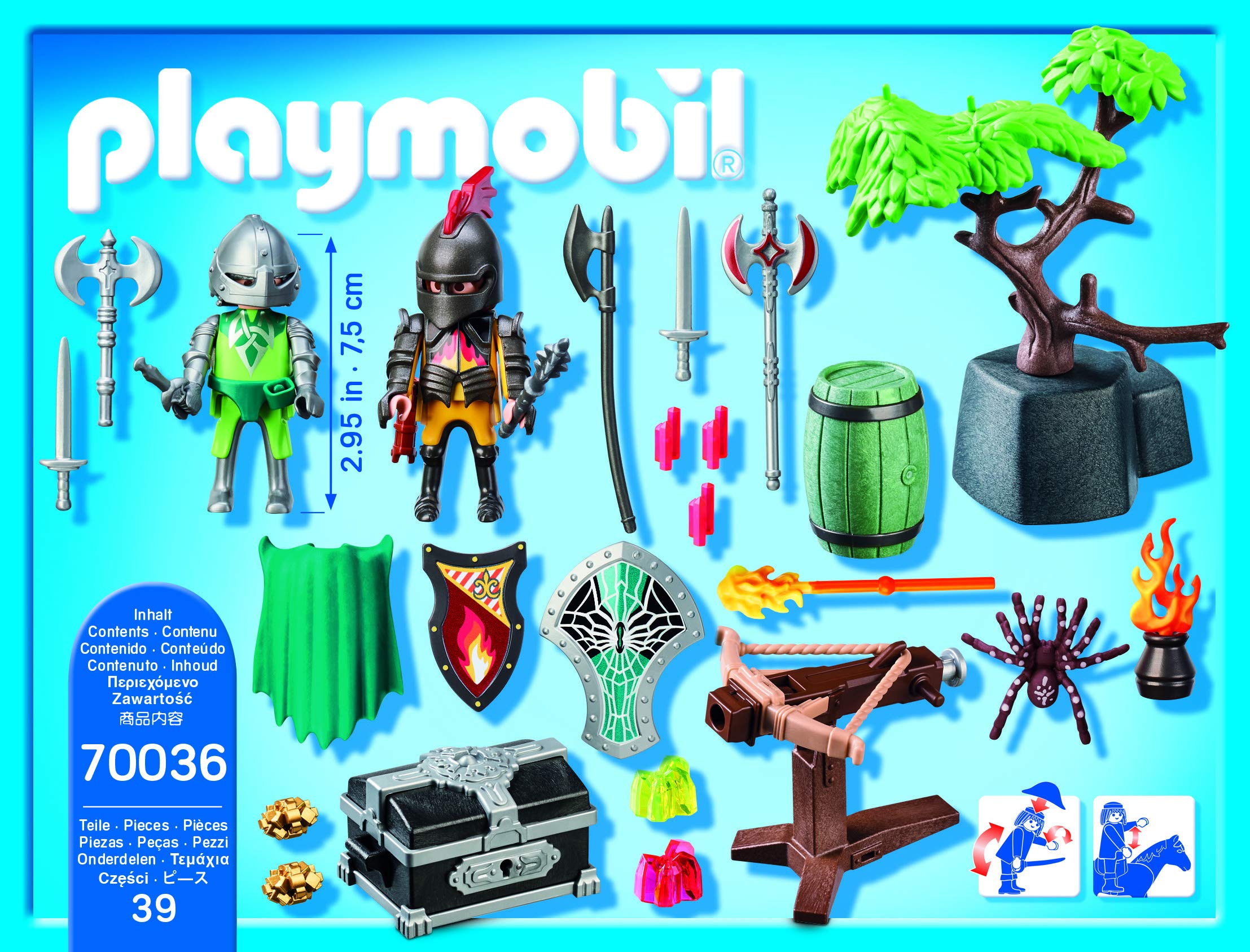 Playmobil Knight's Treasure Battle and Figure Pack Playset