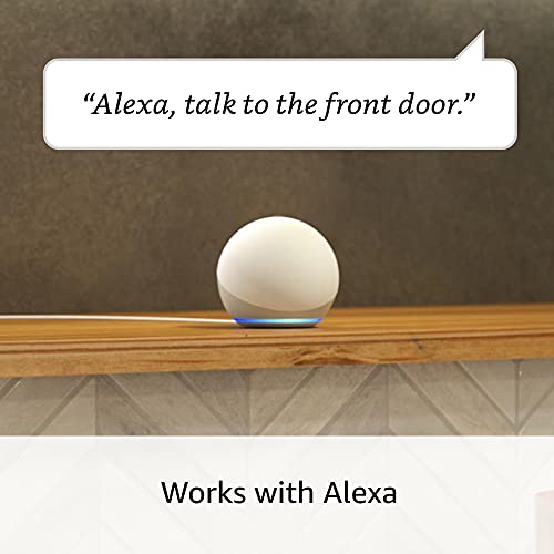 Ring Video Doorbell Wired bundle with Echo Dot (Gen 4) - Charcoal
