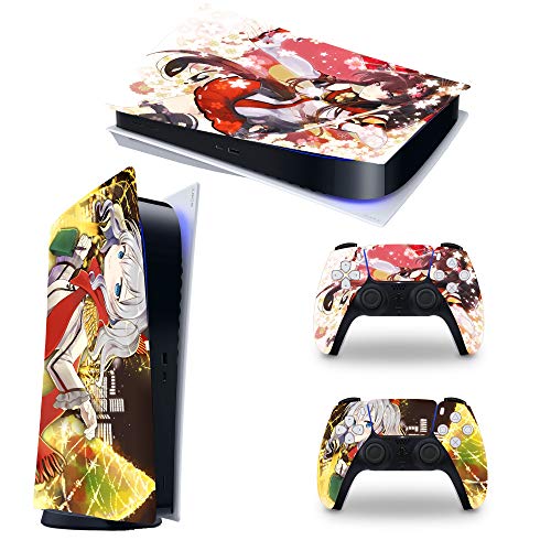 PlayStation 5 Skin Set โ Collection TV Shows Anime - HD Printing Vinyl Skin Cover Protective for PS5 Standard Edition Console and 2 PS5 Standard Edition Controller