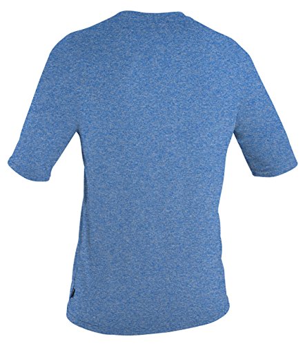 O'Neill Men's Hybrid UPF 50+ Short Sleeve Sun Shirt, Blue,Large