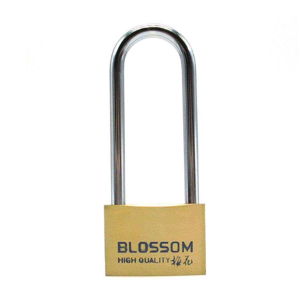 Solid Long Beam Brass Padlocks Type Different - Waterproof Rust-Proof Door Lock Long Beam Lock Student Drawer Hardened Steel Shackle, with Key Padlock, Drawer, Gym, Cabinet, Warehouse, School, car,