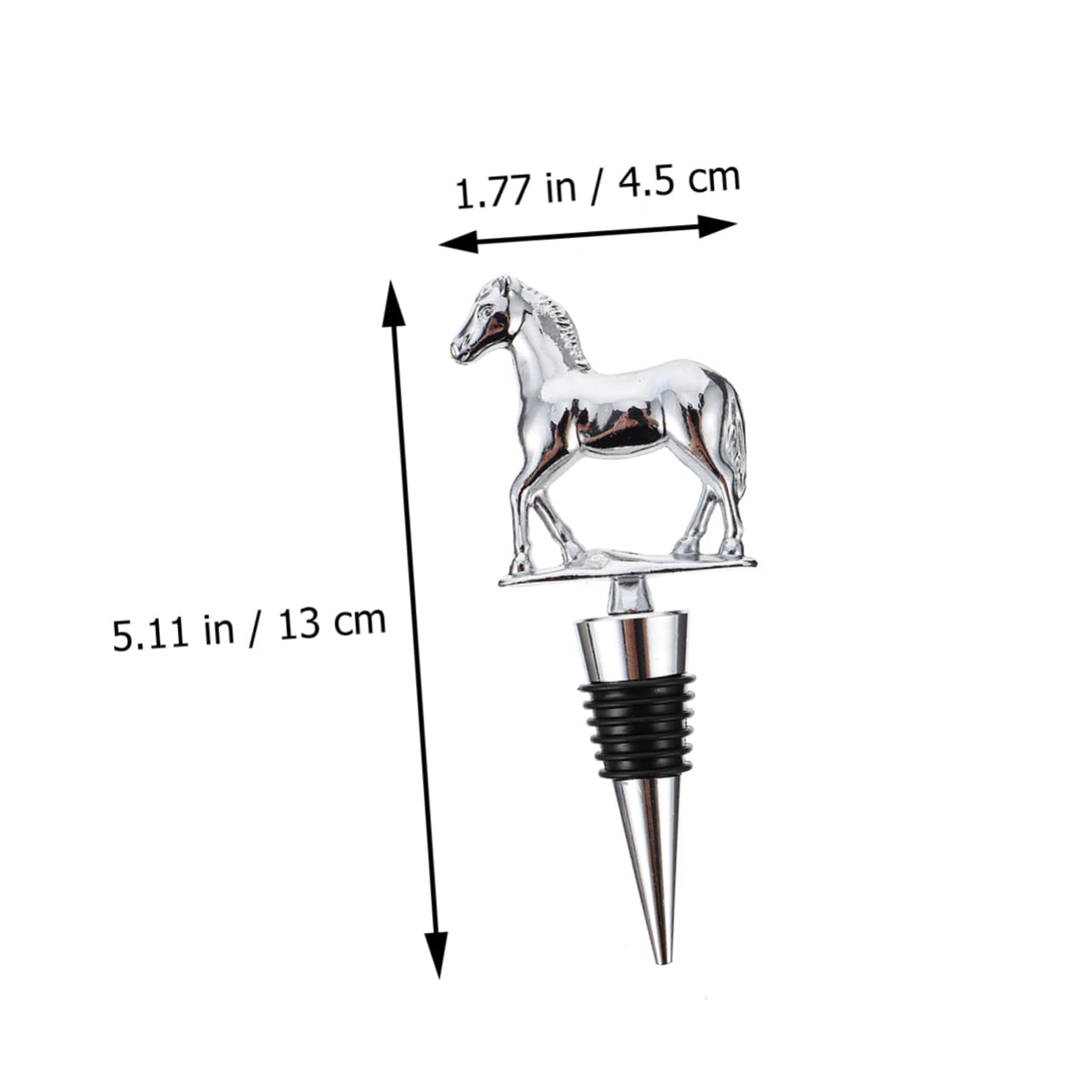 UPKOCH 3 Pcs Cork Champagne Preserver Wine Bottle Plug Wine Bottle Cap Horse Metal Plug Bottle Plug Bottle Metal Stopper Silver Preserver Cork Alloy Wine Preserver Pump Wine Bottle Plug