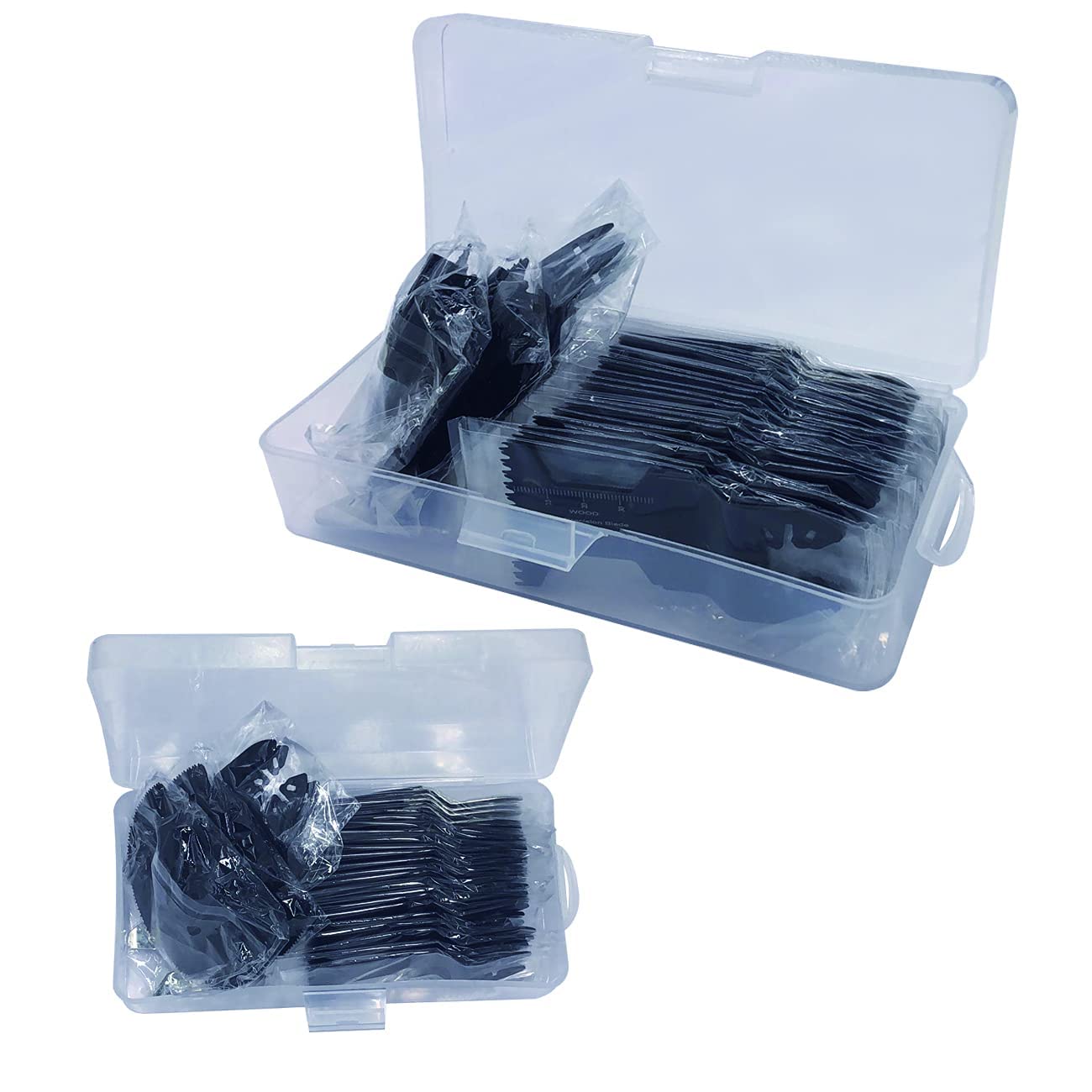 Oscillating Tool Saw Blades （German Technology）31pc Quick Release Tool kit Set for Wood Plastic Soft Metal Cutting Compatible with Bosch Makita Ryobi Decker Craftsman