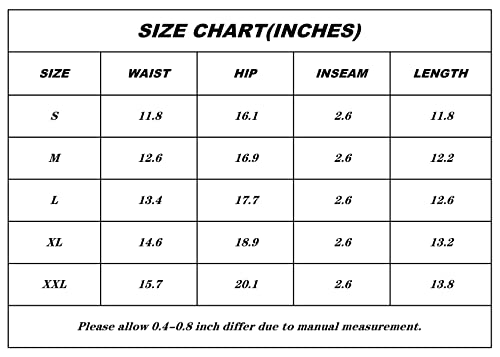 Women's High Waisted Yoga Shorts Mesh Elastic Waist Running Athletic Workout Quick Dry Shorts Black