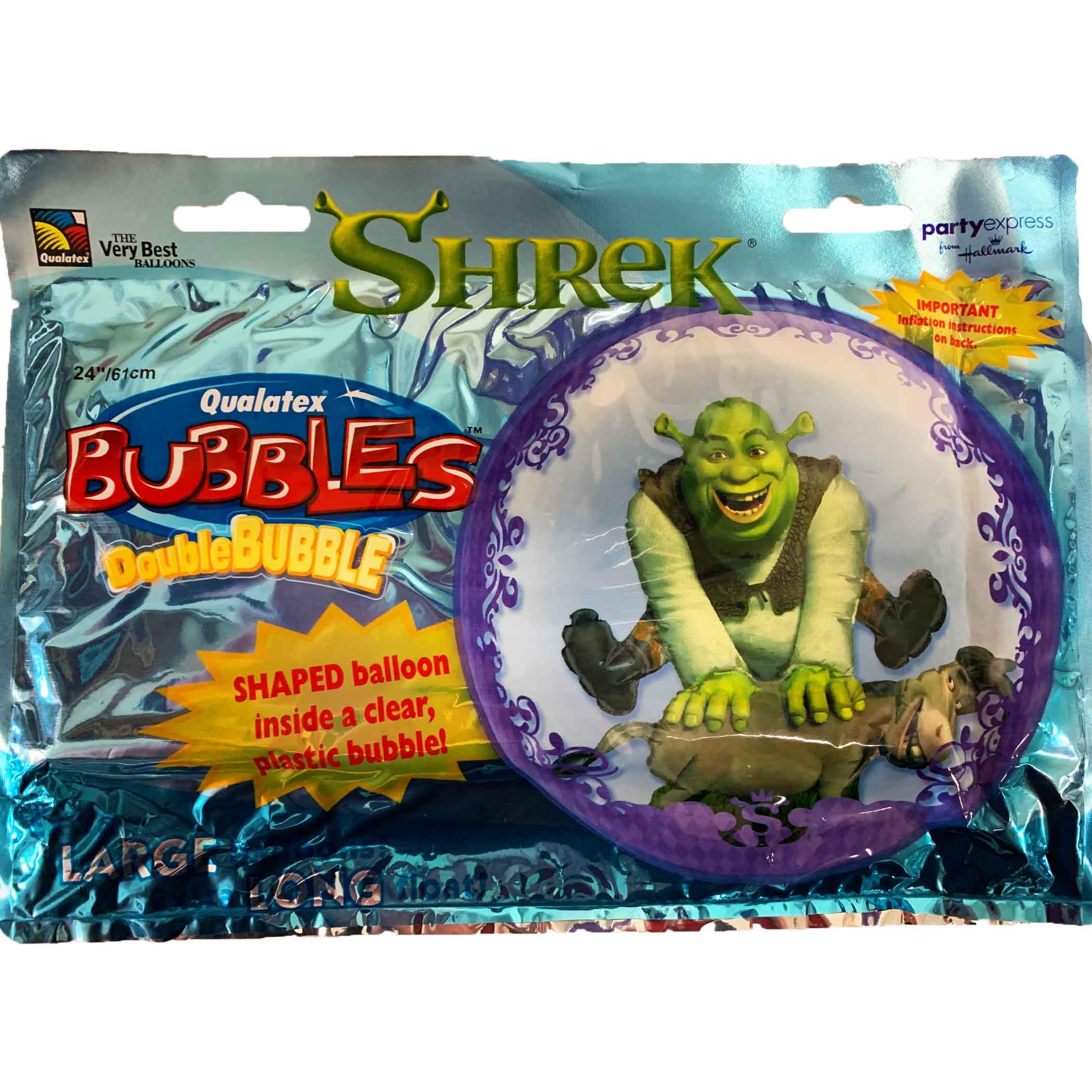 Qaulatex Shrek Birthday Party Large See through Bubble Balloon, Multicolored, Party Accessory, 24 Inch, Officially Licensed