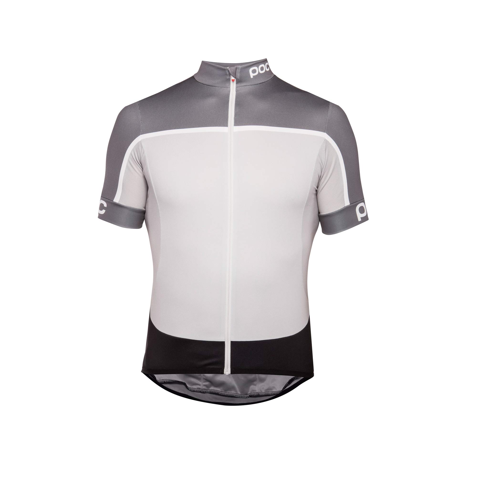 POC Essential Road Block Jersey Steel Multi Grey XSM