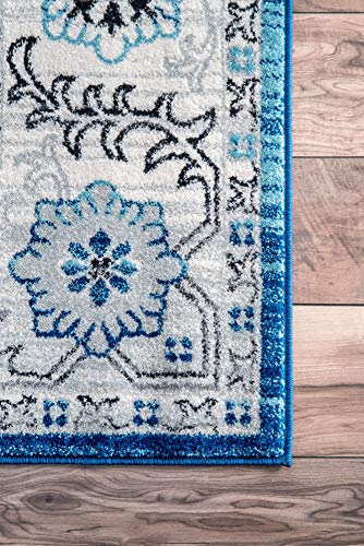 nuLOOM Tameika Area Rug, 8x10, Aqua