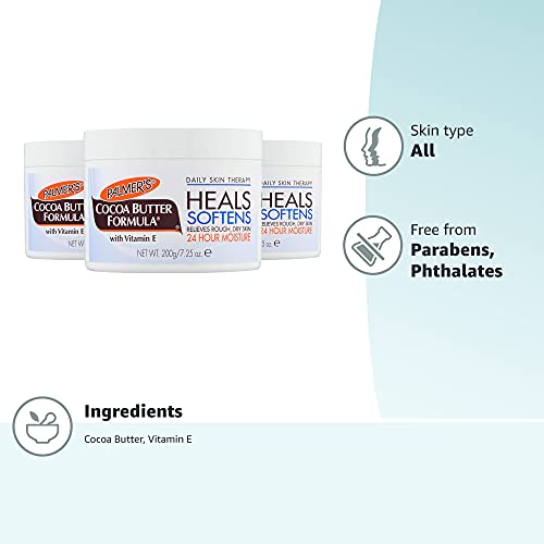 Palmerâs Cocoa Butter Formula Daily Skin Therapy, Solid , 7.25 Ounces (Pack of 3)