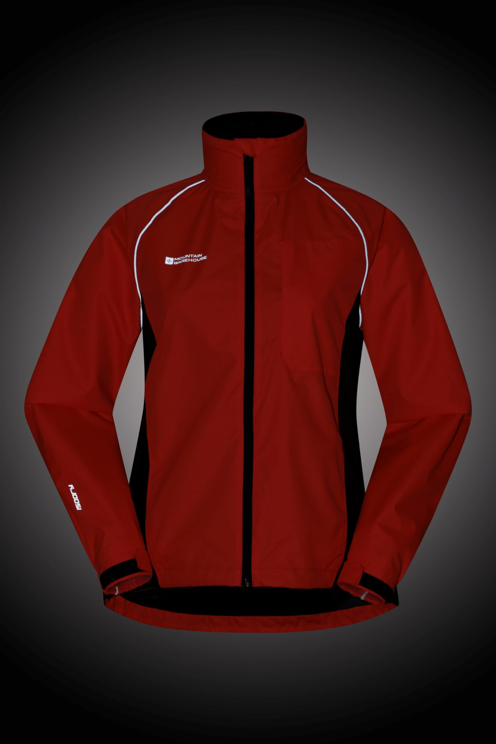Mountain Warehouse Adrenaline II Womens Waterproof Iso-Viz Jacket Bright Pink 12