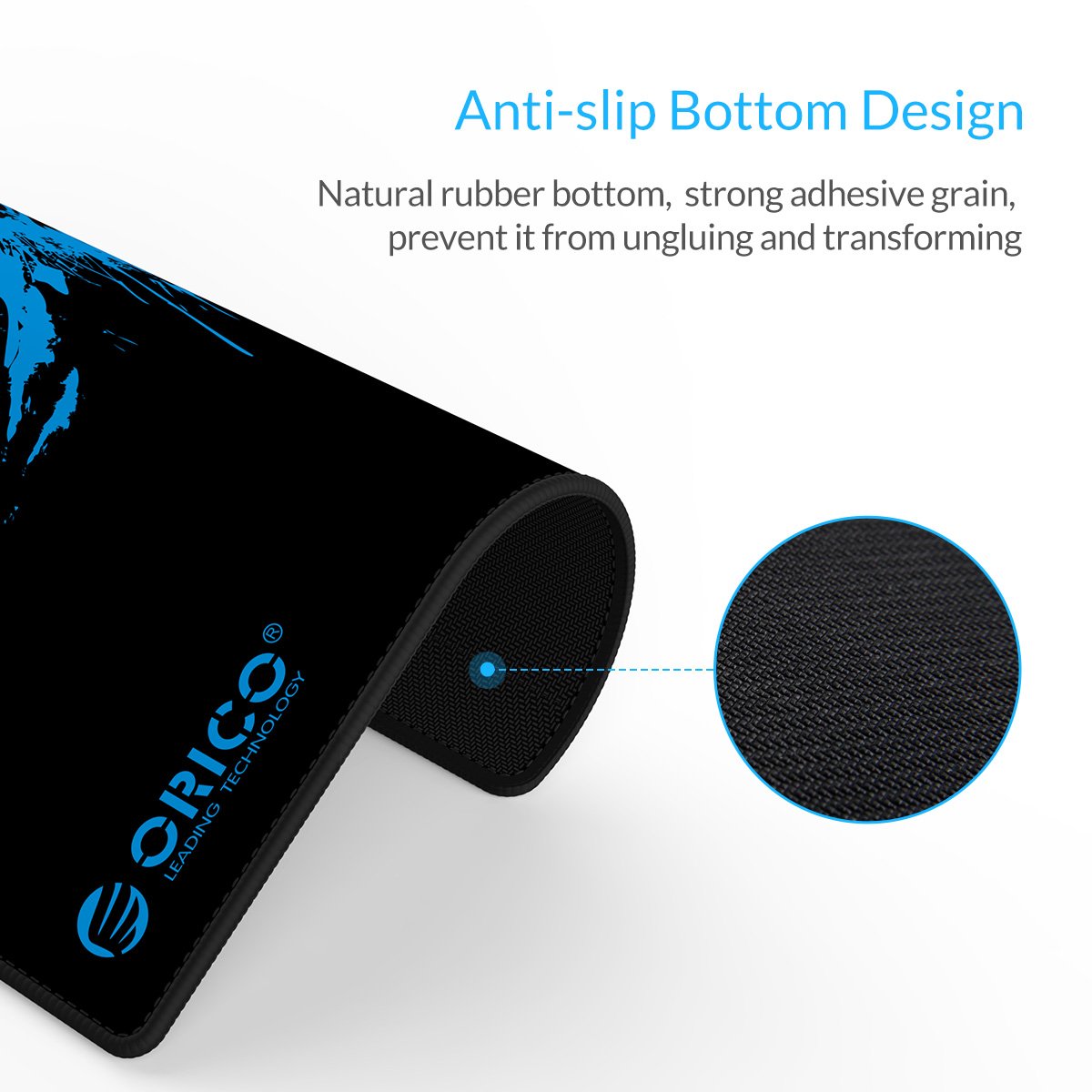 ORICO mpa3025-bk Mouse Mat, Black