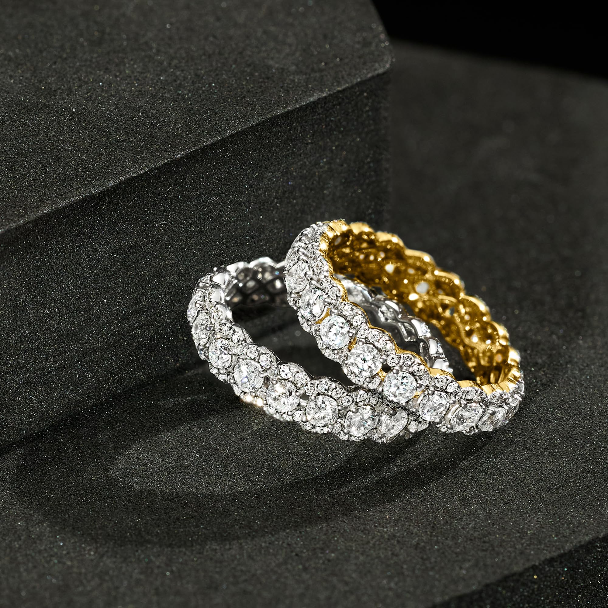 Ross-Simons 2.00 ct. t.w. Diamond Eternity Band in 14kt White Gold. Size 6