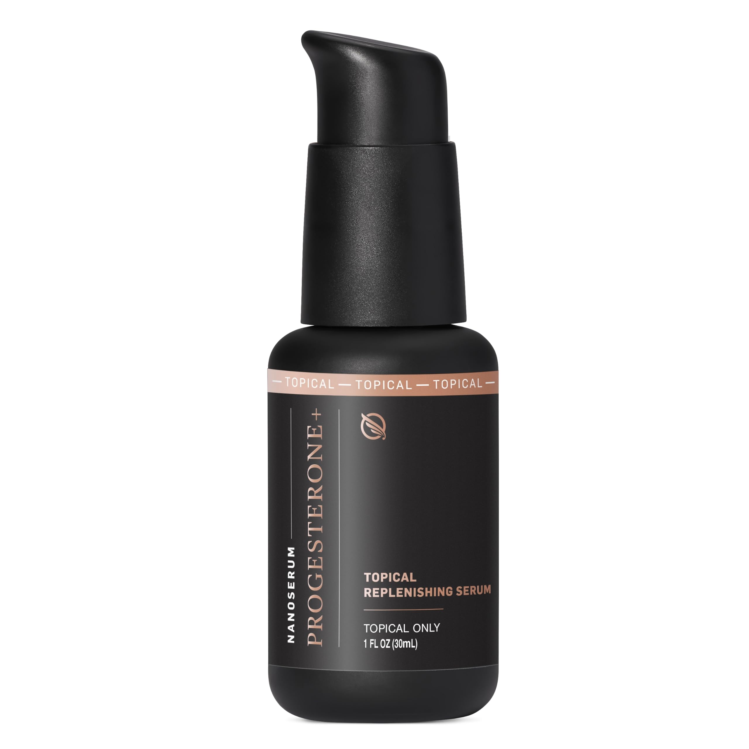 Quicksilver Scientific Nanoformulated Progesterone+ Topical Replenishing Serum - 8 mg Bioidentical Progesterone - External Use Progesterone Serum for Women (1oz / 30ml)