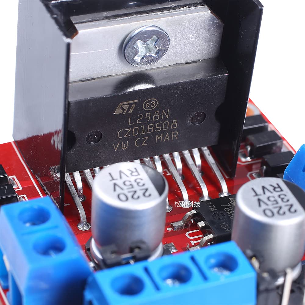 Songhe L298N Motor Driver Controller Board Module Dual H Bridge DC Driver Stepper Motor For Arduino Smart Car 3PCS