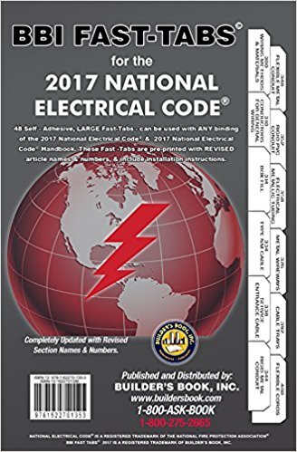 NFPA 70 2017: National Electrical Code, NEC, Spiralbound, NEC Fast Tabs, NEC Quick Card and Electrical Wiring Quick Card, 2017 Edition, Package