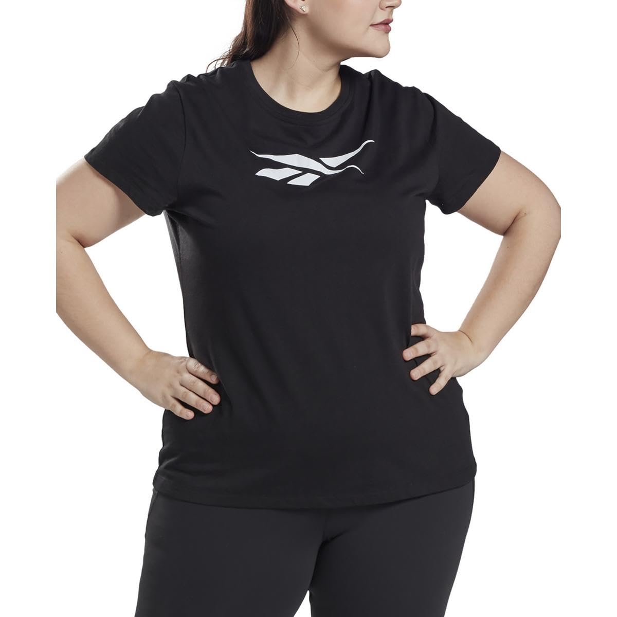Reebok Training Essentials Graphic T-Shirt, Black, 1X