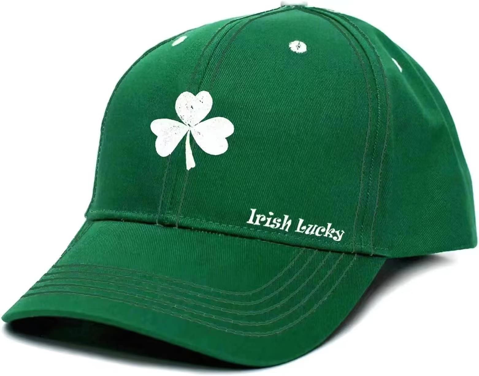 St. Patrick's Day Hat Shamrock Baseball Cap Accessories Adjustable Clover Caps for Men and Women