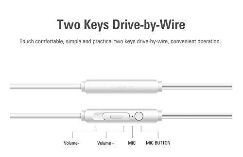 T THKAIVEQI 【2 Pack】 Earbud & in-Ear Headphones Compatible for iPhone and Android Smartphones Earphones Noise Cancelling Stereo Wired 3.5mm Earbuds with Microphone