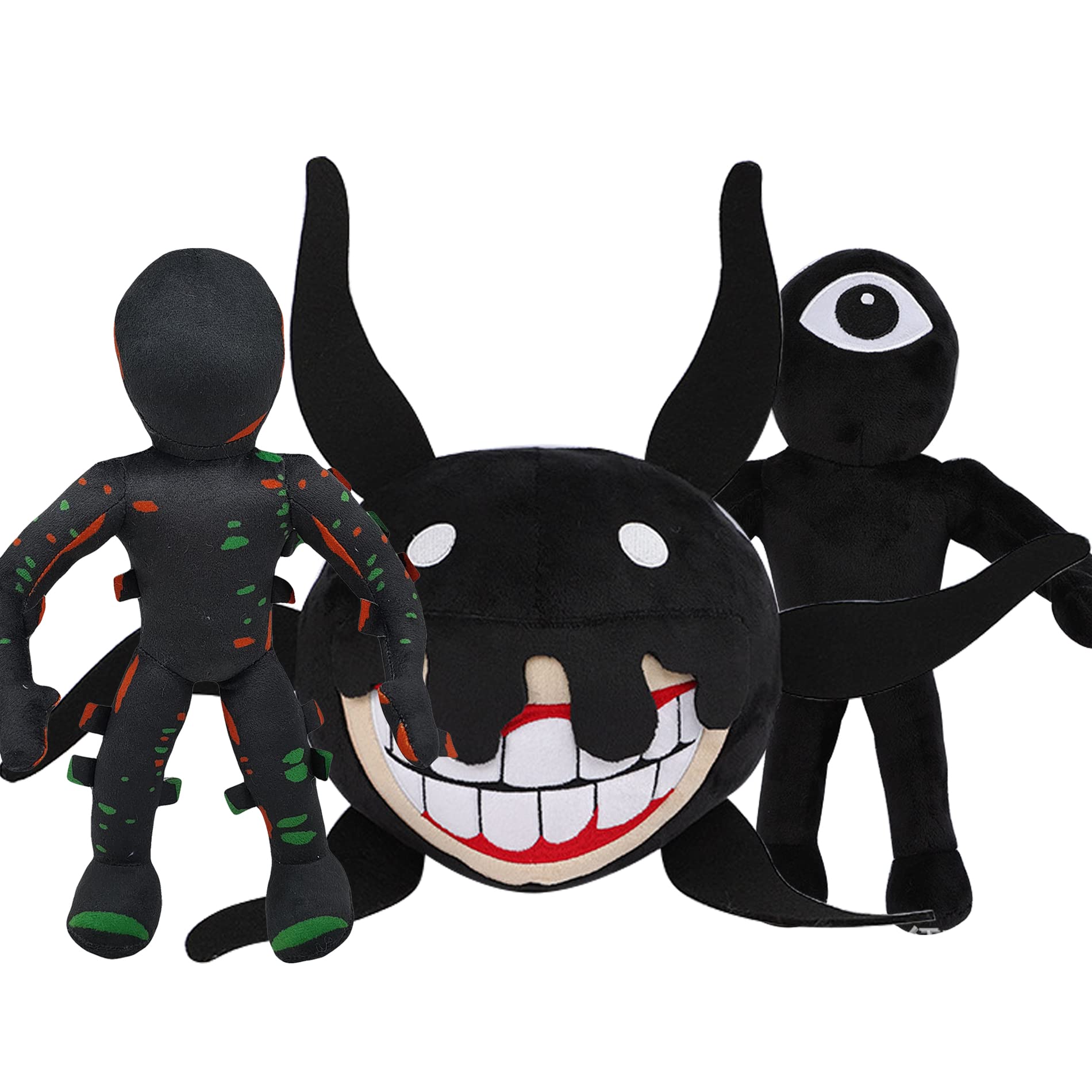 Xoerotk Doors Plush Toy Doll,3PCS Game Doors-Rlox Cool Character Soft Doll for Kids (3pcs Doors Rox)