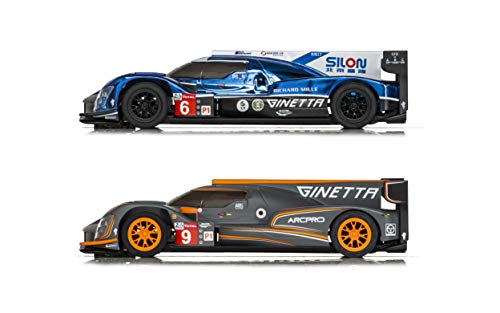 Scalextric ARC Pro App Race Control 24h Le Mans Slot Car Digital 1:32 Slot Car Road Race Track Set C1404T,Blue & Gray