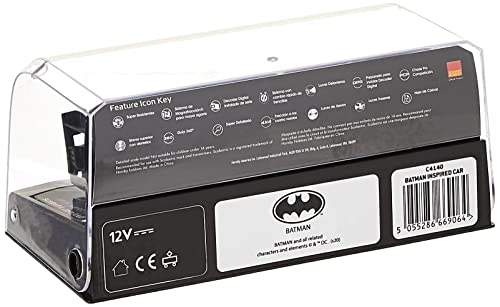 Scalextric DC Comics Batman's Batmobile 1:32 Limited Edition Slot Race Car C4140 Black, Grey