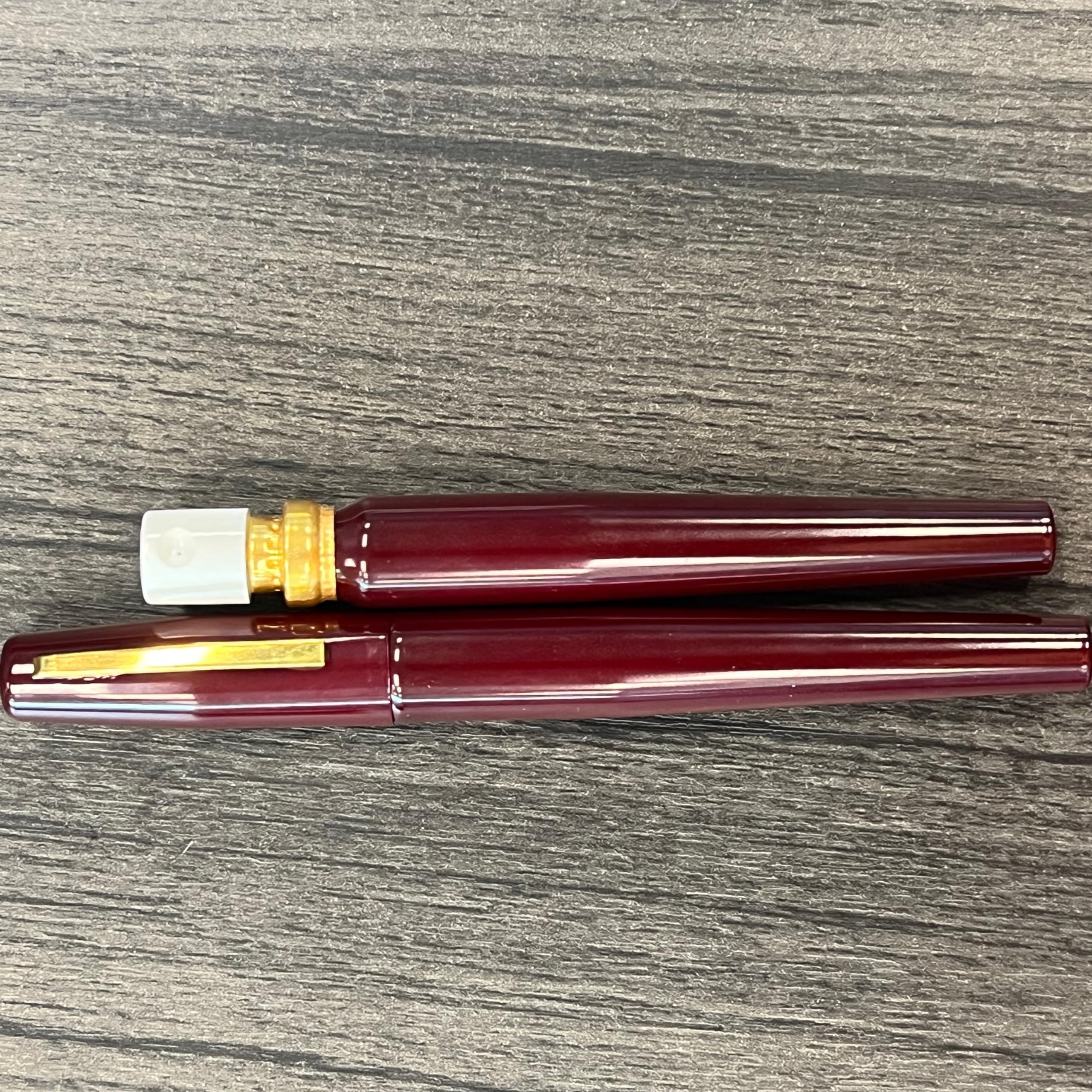 Police Magnum Small Pepper Spray Pen self Defense kit- Discreet Pocket Size Security- Made in The USA- 2 Pack Burgundy Tactical Pens