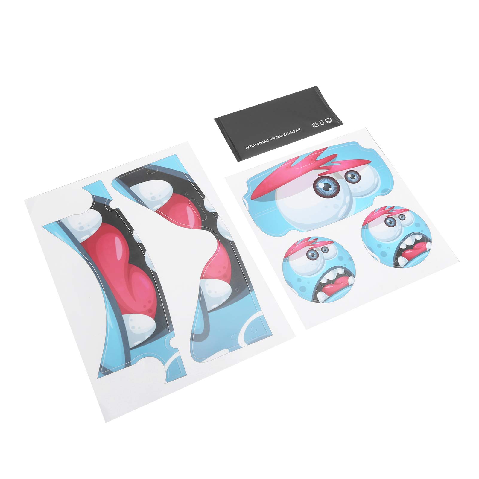 VR Headset and Controller Skin for Oculus Quest 2, VR Glasses Controller Headset Decal Stickers, PVC Protective Skin Cover Set, Virtual Reality Gaming Accessories