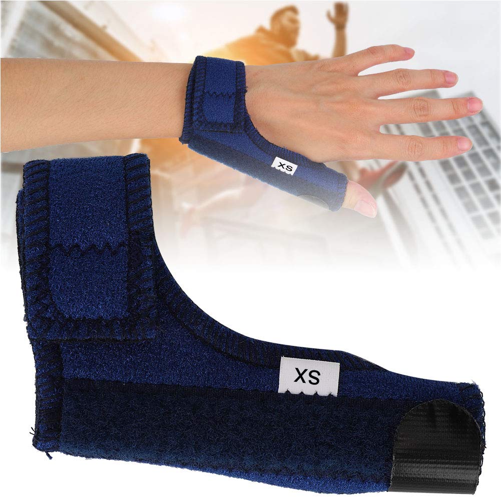 Weojeviy Thumb Brace for Kids, Trigger Finger Splint for Left or Right Hand,Support Brace for Straightening Broken Fingers, Injuries, Arthritis, Trigger Finger (XS)