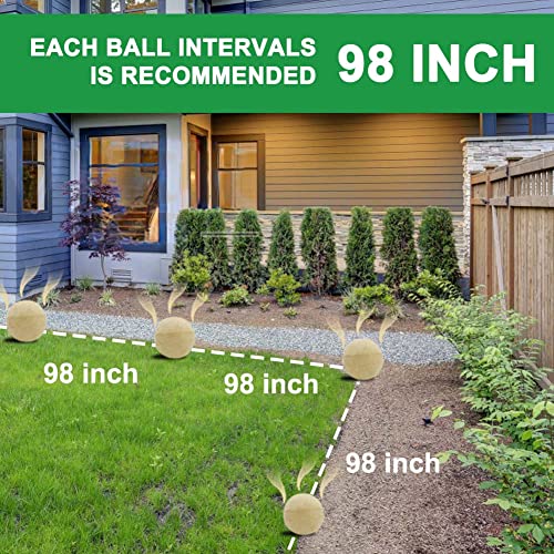 Whemoalus Snake Repellent for Yard Powerful, Snake Away Repellent for Outdoors, Snake Repellent for Outdoors Pet Safe,Keep Snakes Away Repellent for Yard, Rattlesnake Repellent for Home 8 Balls/Bag