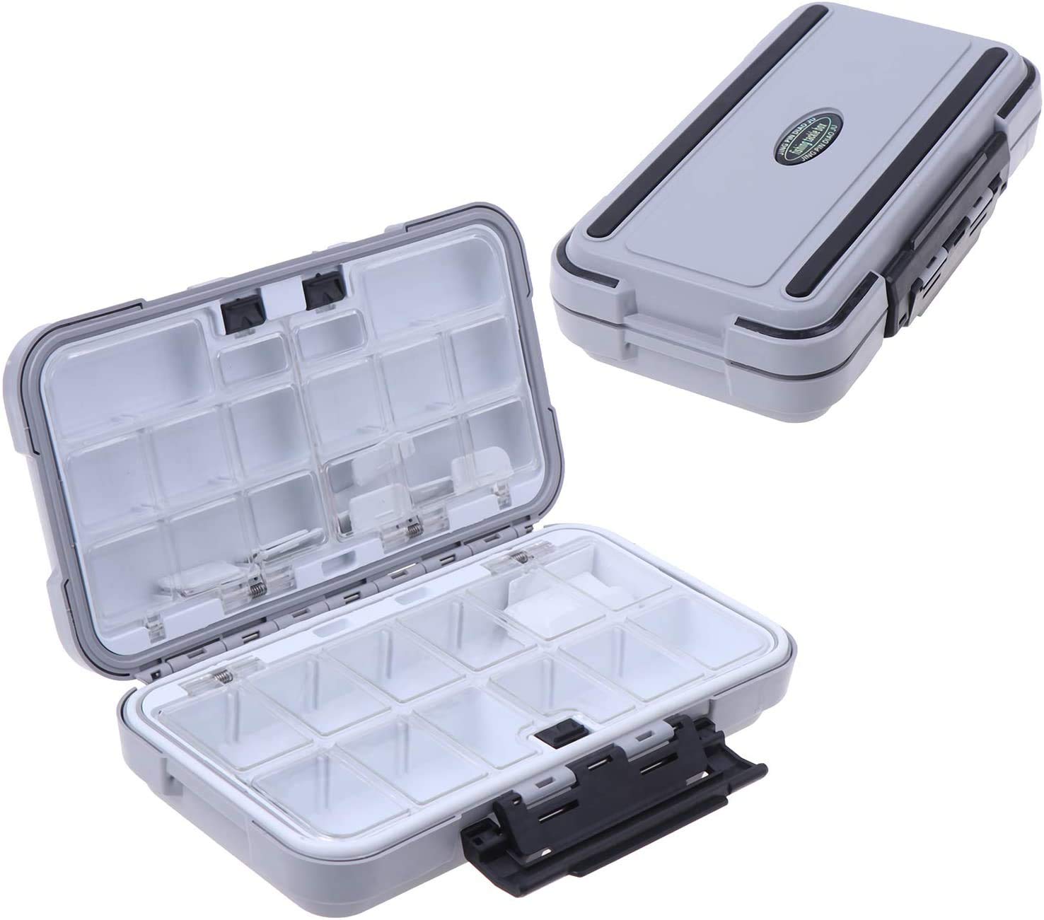 Tackle Box, Waterproof Portable Tackle Box Organizer With Storing Tackle Set Plastic Storage - Mini Utility Lures Fishing Box, Small Organizer Box Containers For Trout