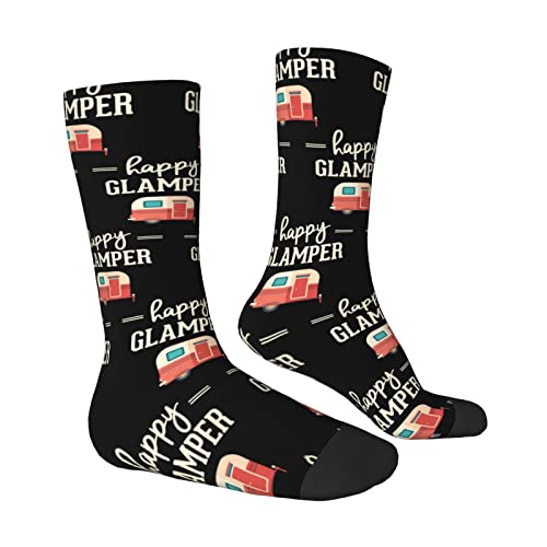 Unisex Crew Socks american Puerto Rico flag black Cushioned Crew Socks Moisture Control Best Athletic Cushioned Crew Socks for Sports, Running, Travel (5 Pair)