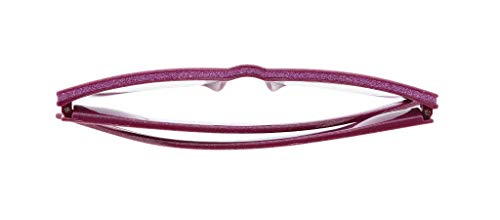 Peepers by PeeperSpecs Women's Shine On Square Blue Light Blocking Reading Glasses, Pink, 53 + 1