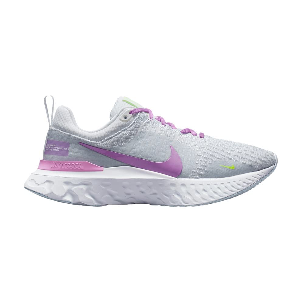 Women's React Infinity Run FK 3 - Size 8.5 - White/Rush Fuscia-Blue Tint