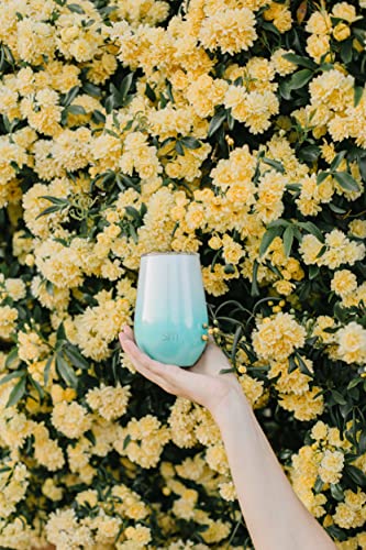 Simple Modern Wine Tumbler with Press-In Lid | Vacuum Insulated 12oz Stemless Glass Cup or Coffee Mug with Lid | Spirit Collection | Mystical Forest
