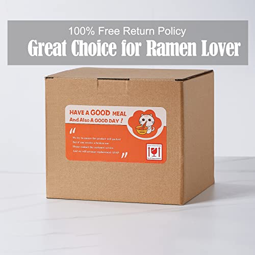 TOPWCK 34oz Large Microwavable Ceramic Ramen Bowl with Lid, Handle, Chopsticks, Cute Anime Japanese Instant Noodle Cooker Soup Bowl, Gift for Teens Kids (Cat)