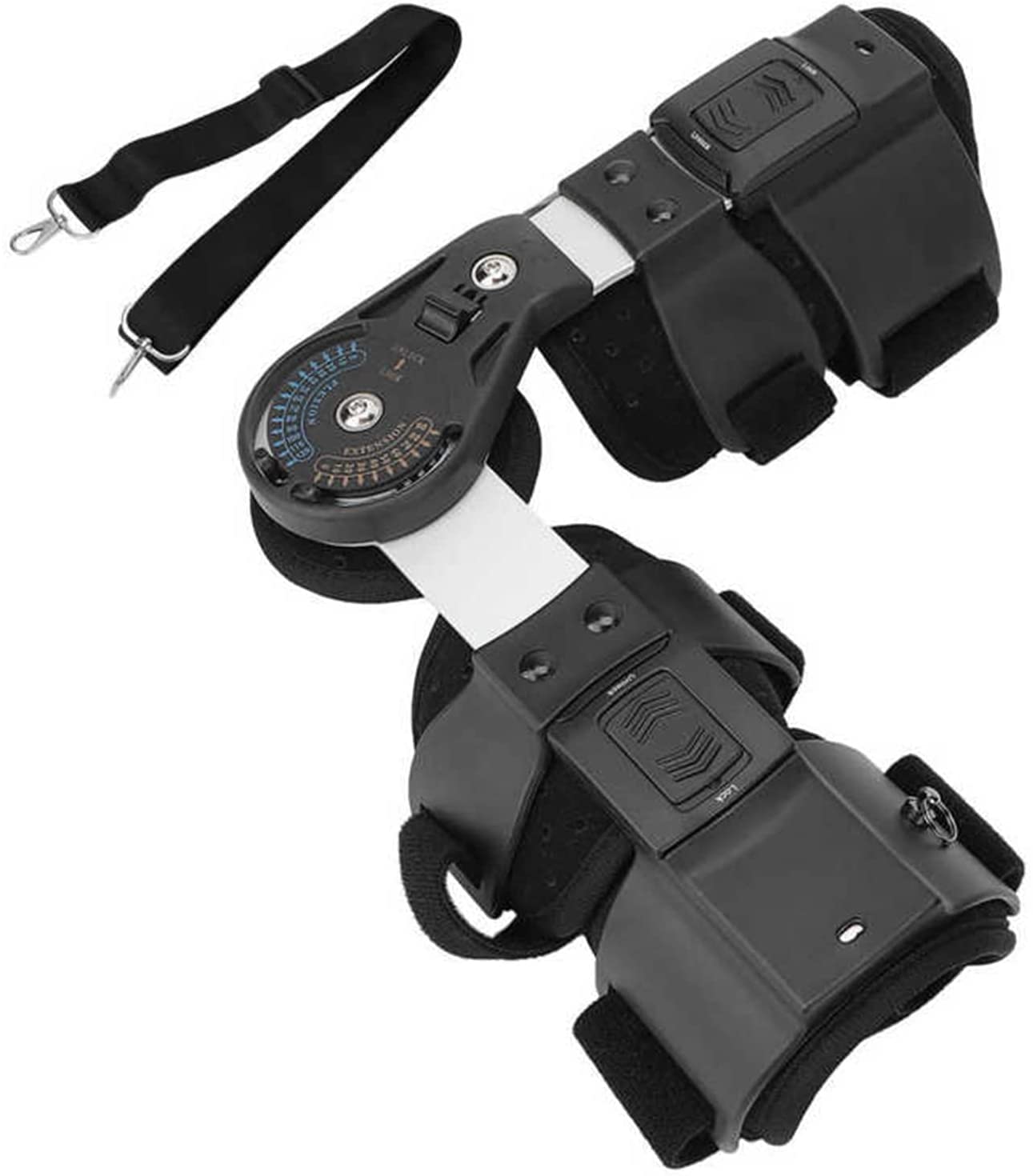 TSUSF Hinged ROM Elbow Brace With Strap Support Injury Recovery, Adjustable Elbow Brace Stabilizer Splint, Elbow Fracture Fixation Unisex (Color : Left)