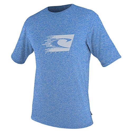 O'Neill Youth Hybrid UPF 50+ Short Sleeve Sun Shirt, Brite Blue, 16