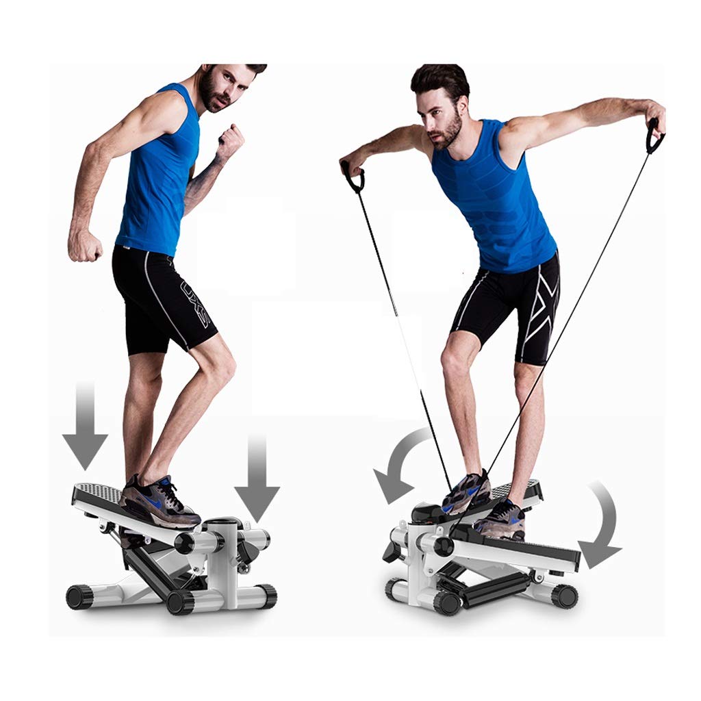 YFDM Mini Stepper Fitness Stair Stepper Portable Twist Stair Stepper Adjustable Resistance, Fitness Exercise Machine