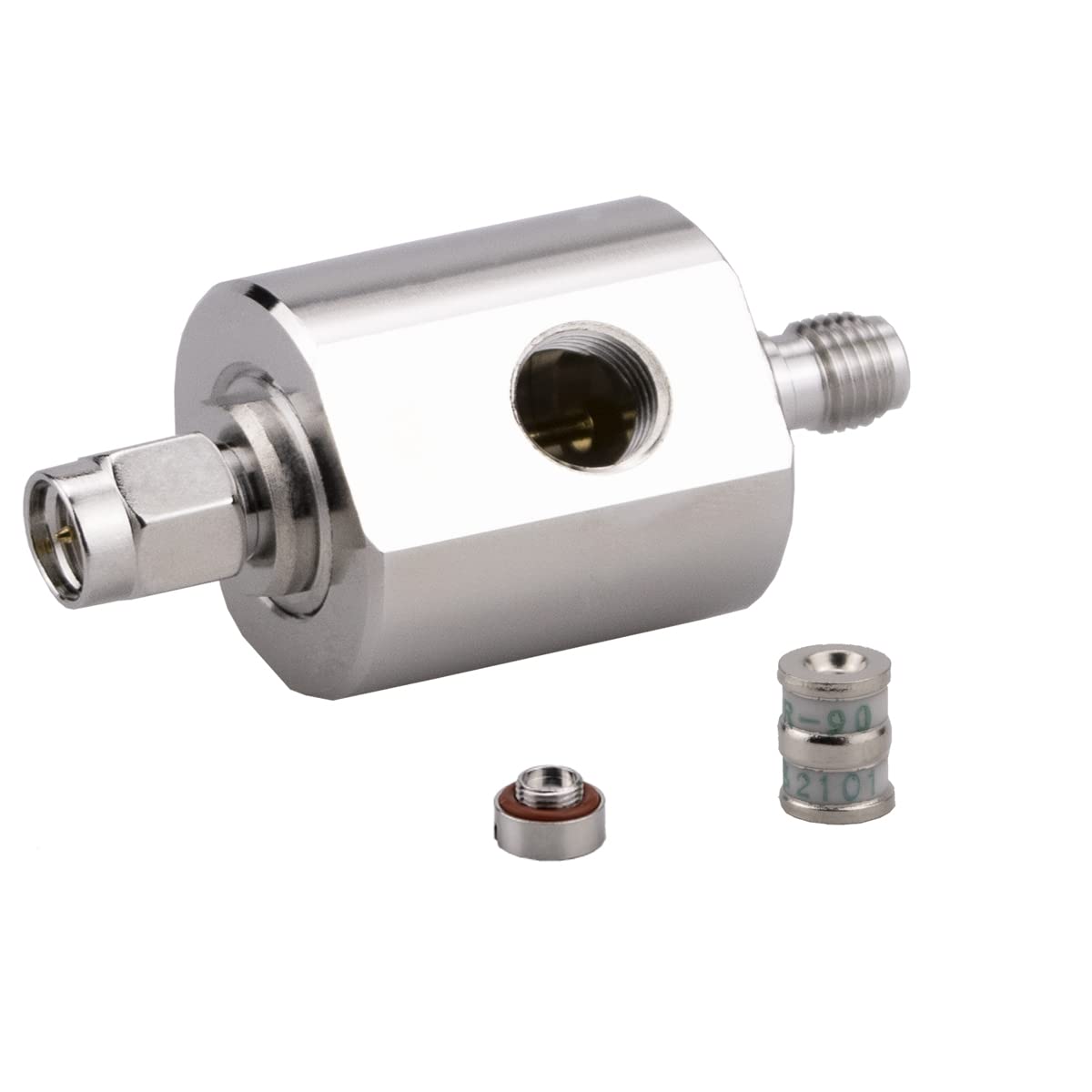 Whisary SMA Female to Female Lightning Arrestor Coaxial Cellular & GPS SMA Coax Surge Protector DC-6GHz 50 Ohms
