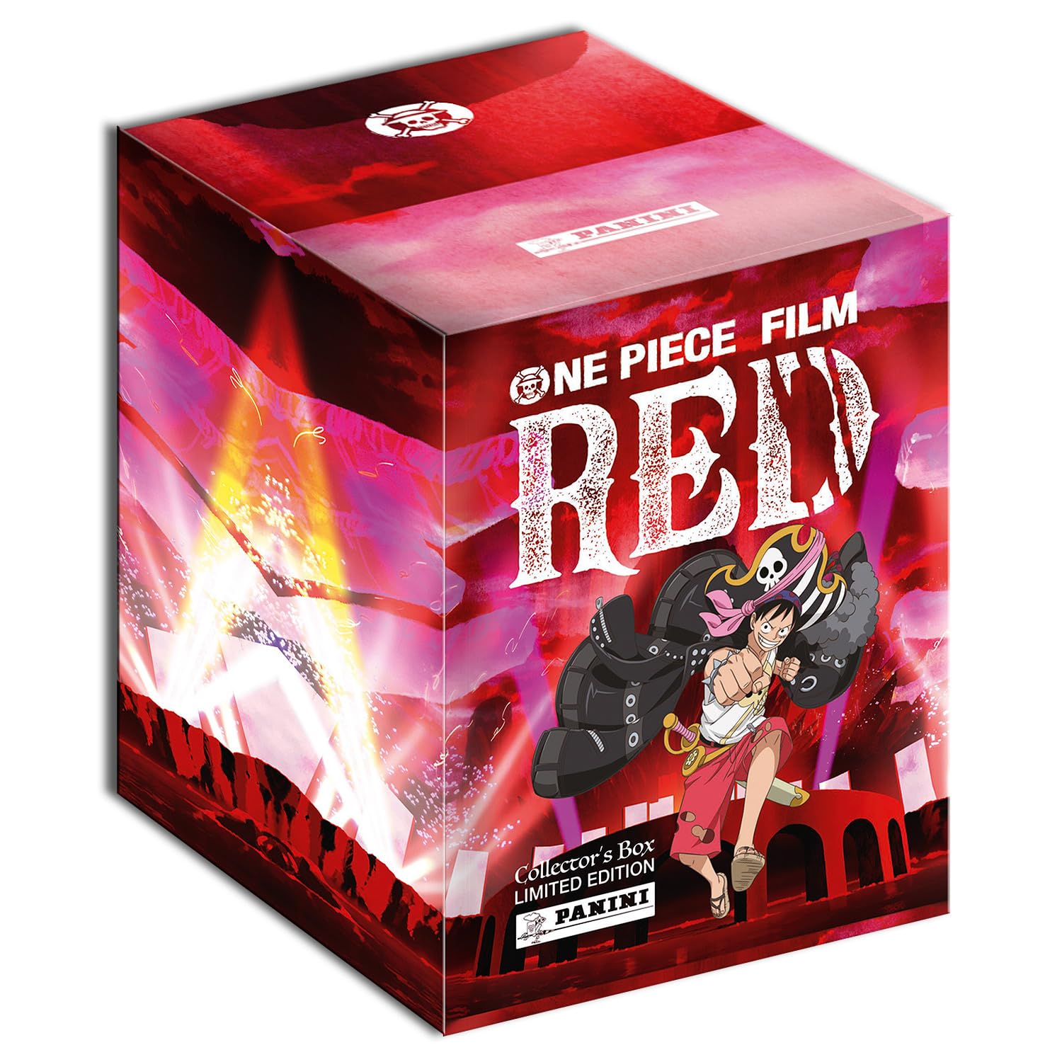 Panini One Piece Red Trading Cards Box of 20 Cards + Booklet, 004666MCOUFC