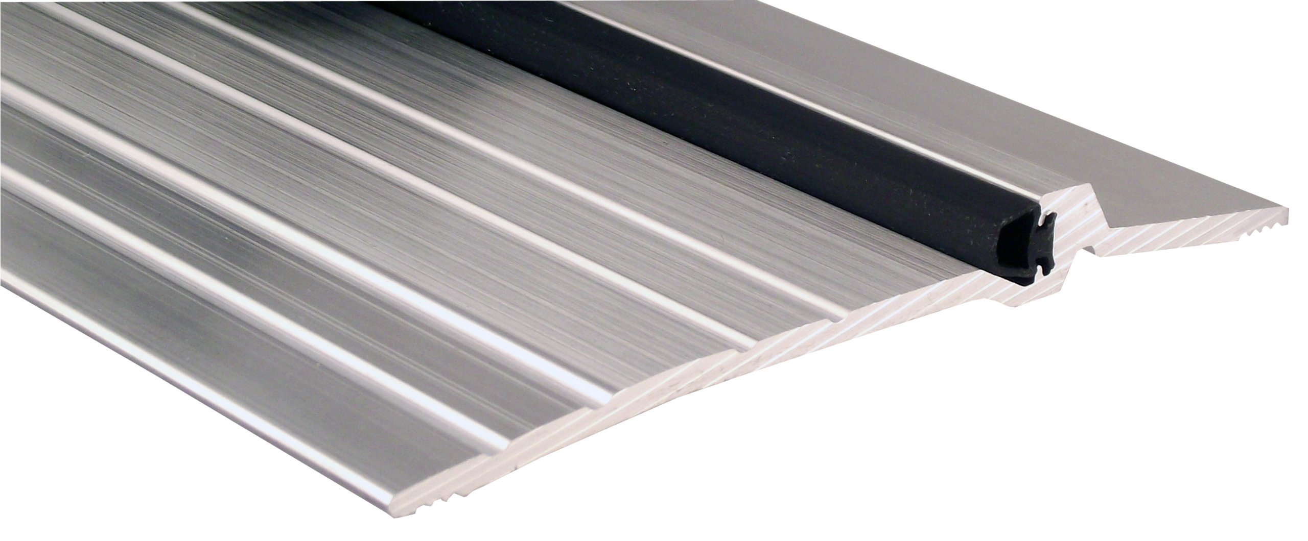 Pemko - 2005AT36 Latching Panic Exit Threshold, Mill Finish Aluminum with Black Thermo Seal Insert, 5"W x 36"L x 1/2"H