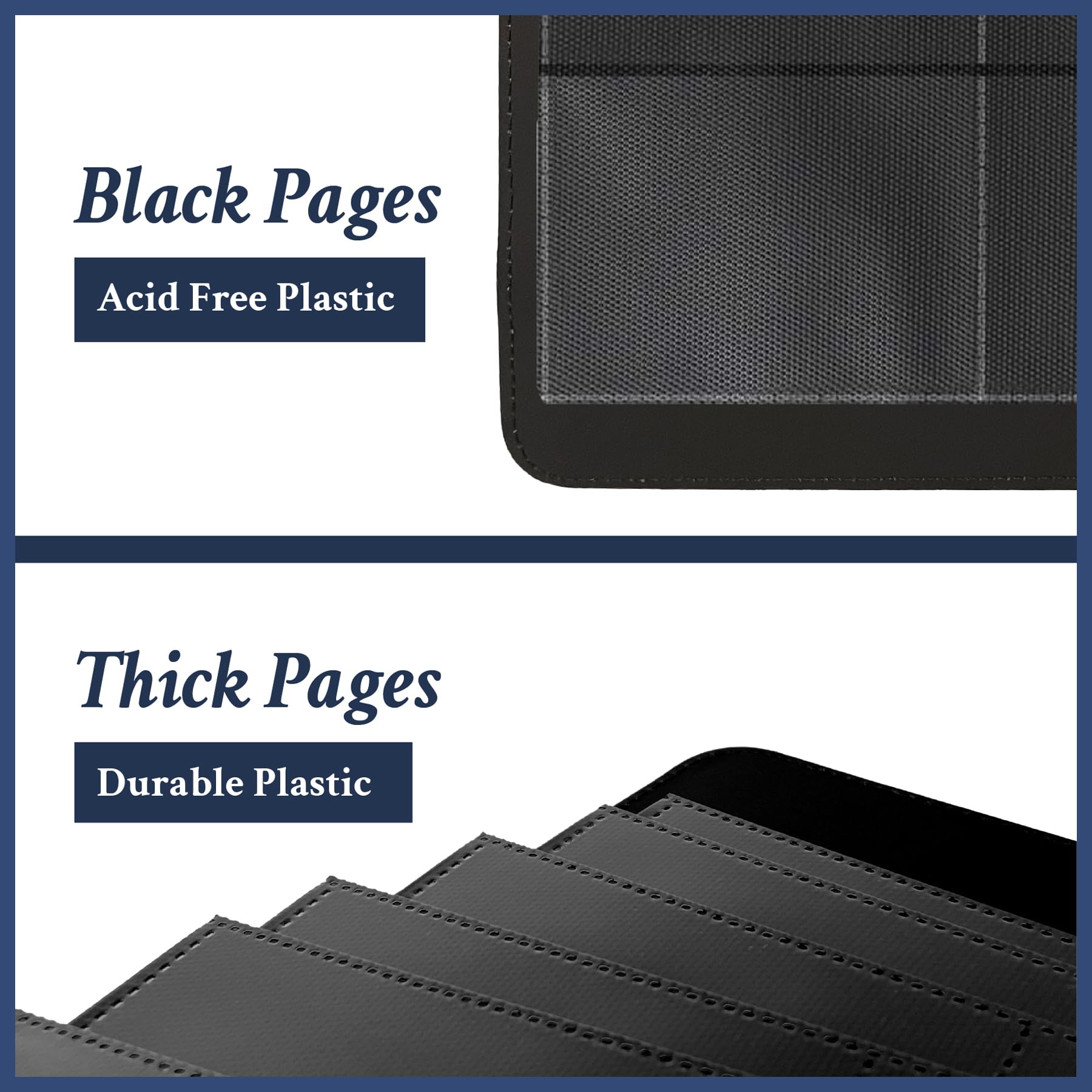 Pocket Size Trading Card Binder with 40 Protective Pages, Compatible with Pokemon, Skylanders, Football, Baseball Cards, Polaroid Photos, and More