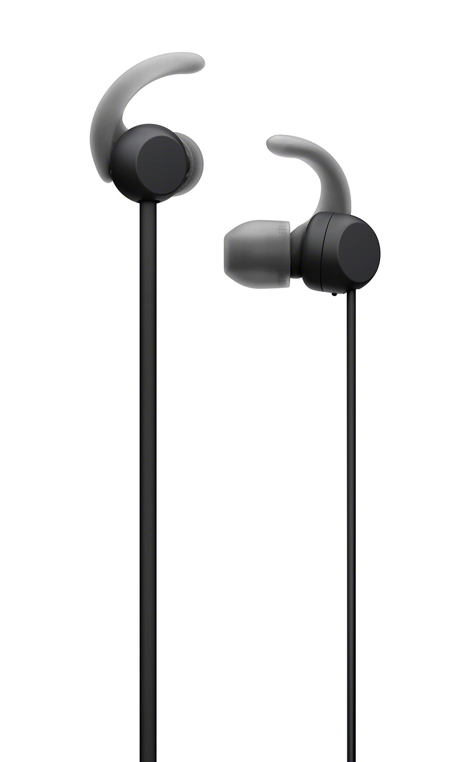 Sony WI-SP510 Extra Bass Wireless Bluetooth In-Ear Headphones with Mic - Black (Renewed)