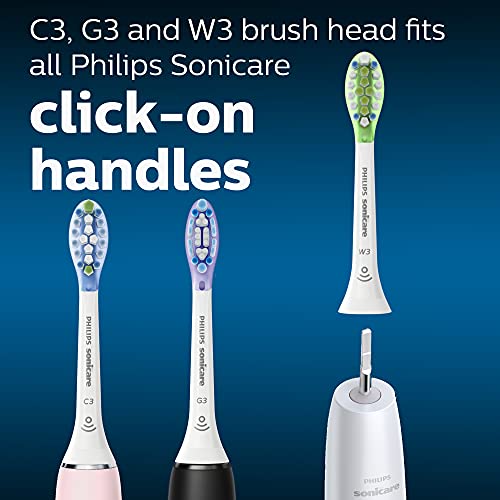 Philips Sonicare Toothbrush Heads Variety Pack (HX9073/65) + Premium All-in-One Replacement Heads (HX9092/65)